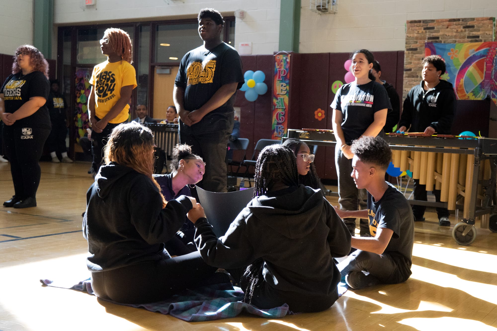 Kensington CAPA high school hosts rally for International Day of Peace